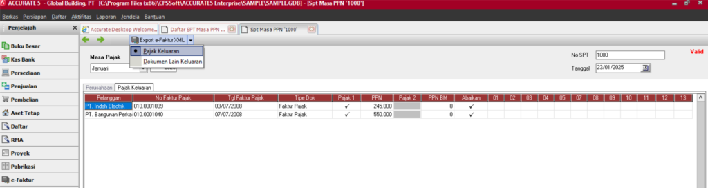 Coretax, Tarif PPn 12%, DPP Lainnya Accurate 5 - Panduan Lengkap